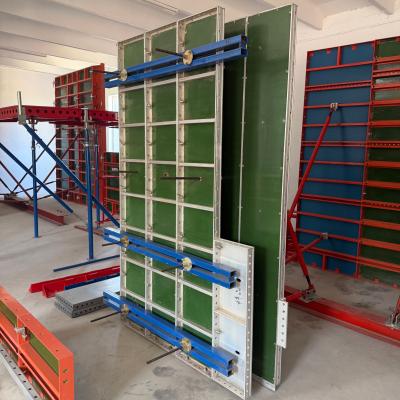 China 60KN/sqm Q235 Steel Frame Formwork with 12mm Front Panel for Concrete Walls and Columns for sale