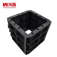 China ABS Modular Plastic Formwork with Replaceable Corner Guards Rated for 100 to 150 Reuse Cycles for sale