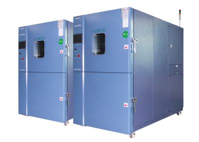 China 2 Zone Basket Type Thermal Shock Test Chamber 50L to 500L LCD Controller Bock Compressor for sale