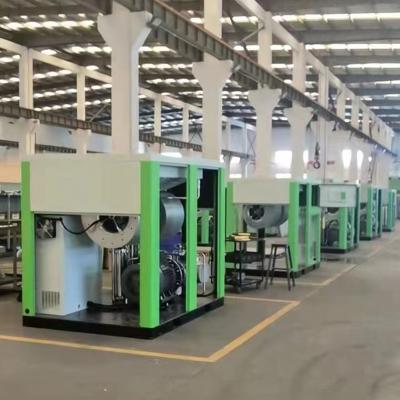 China Customized 110kW 150HP Rotary Industrial Silent Oil Free Air Compressor Water Lubricated for sale