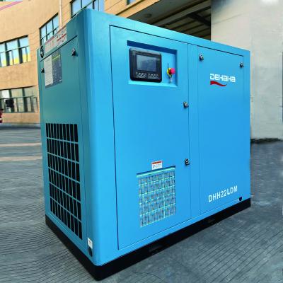 China Permanent Magnet Variable Frequency Low Pressure Screw Air Compressor Two Stage 22kw for sale