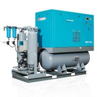 China 22kW 30HP 16 Bar Portable Screw Air Compressor with Integrated Air Dryer 500L Tank for sale