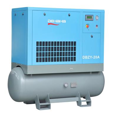China 20 HP 15 kW Screw Air Compressor 16 Bar High Pressure with Dryer 500L Tank for sale