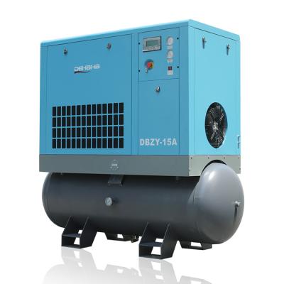 China 15hp 11kW High Pressure Screw Air Compressor 16 bar 1.05 m3/min for Fiber Laser Cutting for sale