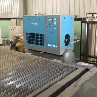 China 15hp 11kW High Pressure Screw Air Compressor 16 bar 1.05 m3/min for Fiber Laser Cutting for sale