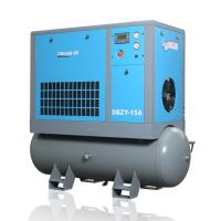 China 15kW 15HP Single Combined Screw Air Compressor with Dryer and 500L Tank 1.6m3/min for sale