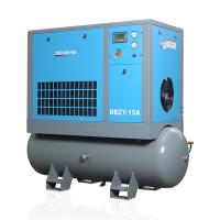 China 15kW 15HP Single Combined Screw Air Compressor with Dryer and 500L Tank 1.6m3/min for sale