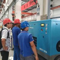 China 16 bar High Pressure 20hp Rotorcomp Variable Speed Industrial Screw Air Compressor for sale