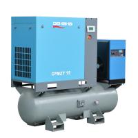 China Stationary 16bar Variable Speed Screw Air Compressor 11kw 15hp Integrated Dryer Tank for sale