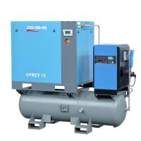China Stationary 16bar Variable Speed Screw Air Compressor 11kw 15hp Integrated Dryer Tank for sale