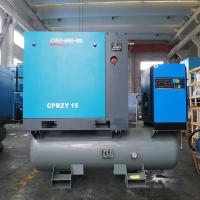 China 4 in 1 Integrated Rotary Screw Air Compressor 350L Tank 1.05m3/min 15.8 Bar for sale
