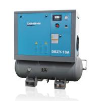 China 7.5kw 10hp Fixed Speed Integrated Screw Air Compressor 260L Tank Dryer for sale