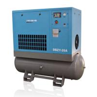 China 20HP 15kW Silent Portable Screw Air Compressor 16bar 500L Tank for Laser Cutting for sale