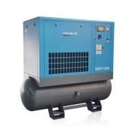 China 20HP 15kW Silent Portable Screw Air Compressor 16bar 500L Tank for Laser Cutting for sale
