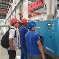 China 20HP 15kW Silent Portable Screw Air Compressor 16bar 500L Tank for Laser Cutting for sale