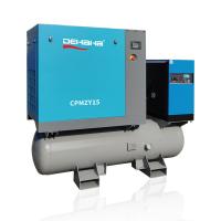 China 16 Bar 11kW PM Belt Driven Electric Fiber Laser Cutting Screw Air Compressor 500L Tank for sale