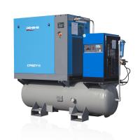 China 20hp 15kw Portable Rotary Screw Air Compressor with Dryer for Laser Cutter 1.58Mpa for sale