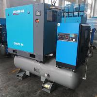China 15 HP 16bar 380V 50Hz Integrated Portable Screw Air Compressor 1.05m3/min for sale