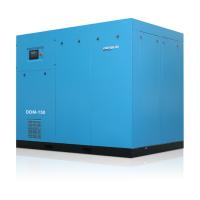 China Two Stage 150hp 110kW Stationary Industrial Rotary Screw Air Compressor Energy Saving for sale