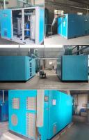 China Two Stage 150hp 110kW Stationary Industrial Rotary Screw Air Compressor Energy Saving for sale
