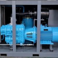 China Two Stage Screw Air Compressor 250kW IP65 PM Motor Industrial Electric Air Compressor 38m3/min for sale