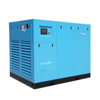 China Two Stage 13bar Screw Air Compressor 150hp 110kW Electric Driven Industrial for sale