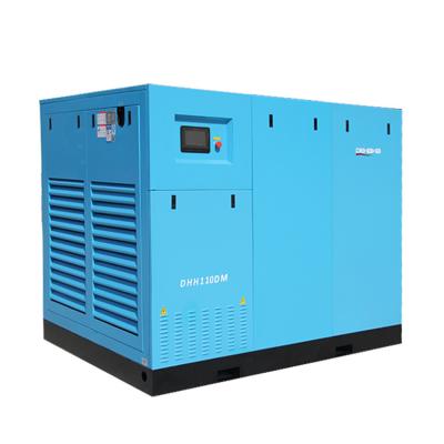 China Two Stage 13bar Screw Air Compressor 150hp 110kW Electric Driven Industrial for sale