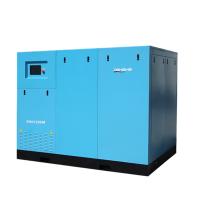 China Two Stage 13bar Screw Air Compressor 150hp 110kW Electric Driven Industrial for sale