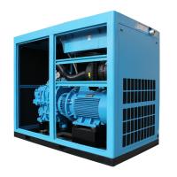 China Two Stage 13bar Screw Air Compressor 150hp 110kW Electric Driven Industrial for sale
