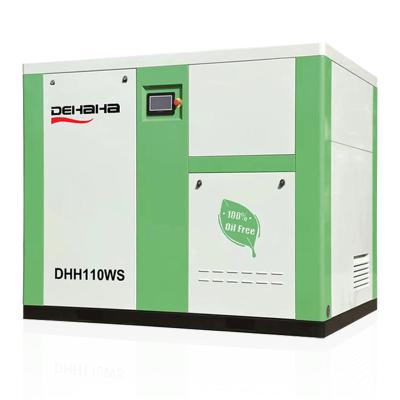 China 110kW Oil Free Screw Air Compressor PM VSD 8 bar 19.5 m3/min Water Lubrication for sale