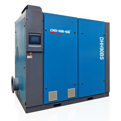 China Oil Free PM VSD Rotary Screw Blower 90kW 68dB for PET Blow Molding for sale