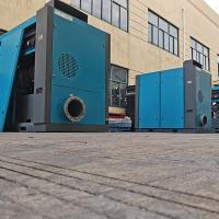 China Oil Free PM VSD Rotary Screw Blower 90kW 68dB for PET Blow Molding for sale
