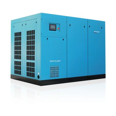 China 75kW Stationary Low Pressure Screw Air Compressor 5 bar 16.1 m3/min Textile Industrial for sale
