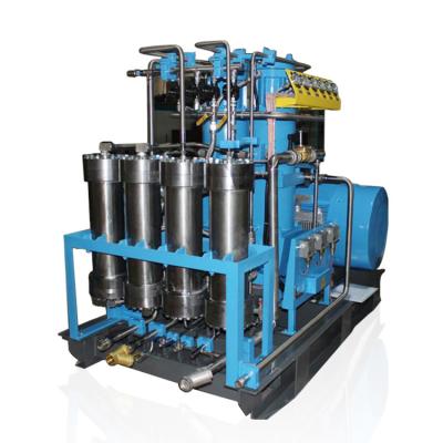 China 300 Bar Oil Free Oxygen Compressor 100 Nm3/H 4 Stage Vertical Medical Cylinder Filling for sale