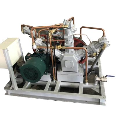 China Oil Free Oxygen Compressor 200 Bar 60 Nm3/h High Pressure Medical Booster for sale