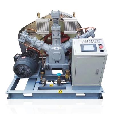 China Oil Free High Pressure Oxygen Compressor 150bar 100Nm3/h Medical Oilless Booster Compressor for sale