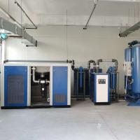 China Stationary Medical Oil Free Screw Air Compressor 75kw 100hp Silent Class 0 for sale