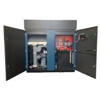 China Dry Oil Free Screw Air Compressor 75kW 8.5 bar for Food Industry Silent Type for sale