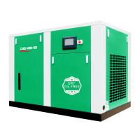 China 75hp 55kW Dry Oil Free Screw Air Compressor 9.34 m3/min 8.6 bar for sale