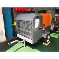 China Stationary Portable Diesel Air Compressor Lubricated Mining Mobile Screw Compressor for sale