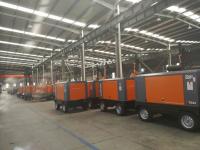China Stationary Portable Air Compressor Diesel Engine 110kw 353cfm Mobile Air Compressor for sale