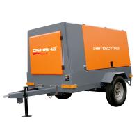 China Stationary Portable Air Compressor Diesel Engine 110kw 353cfm Mobile Air Compressor for sale
