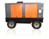 China 12 Bar Diesel Powered Portable Air Compressor 500cfm Sand Blasting Air Compressor for sale