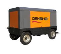 China 12 Bar Diesel Powered Portable Air Compressor 500cfm Sand Blasting Air Compressor for sale