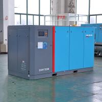 China 75kW 100hp Two Stage Screw Air Compressor Variable Speed IE4 PM Motor for sale