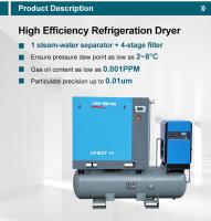 China PM VSD Variable Frequency 4 In 1 Screw Compressor With Air Tank And Dryer for sale