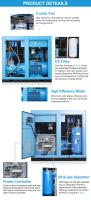 China Direct Drive Screw Air Compressor 22kW 30HP 8bar Air Cooling Industrial for sale