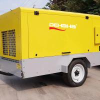 China Two Stage Portable Diesel Engine Air Compressor 380V / 50hz for sale