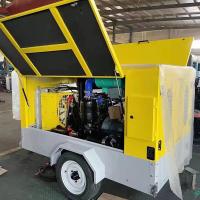 China Two Stage Portable Diesel Engine Air Compressor 380V / 50hz for sale