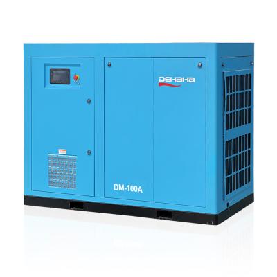 China 75kW 100hp Variable Speed Rotary Screw Air Compressor Oil Injected 13bar for sale